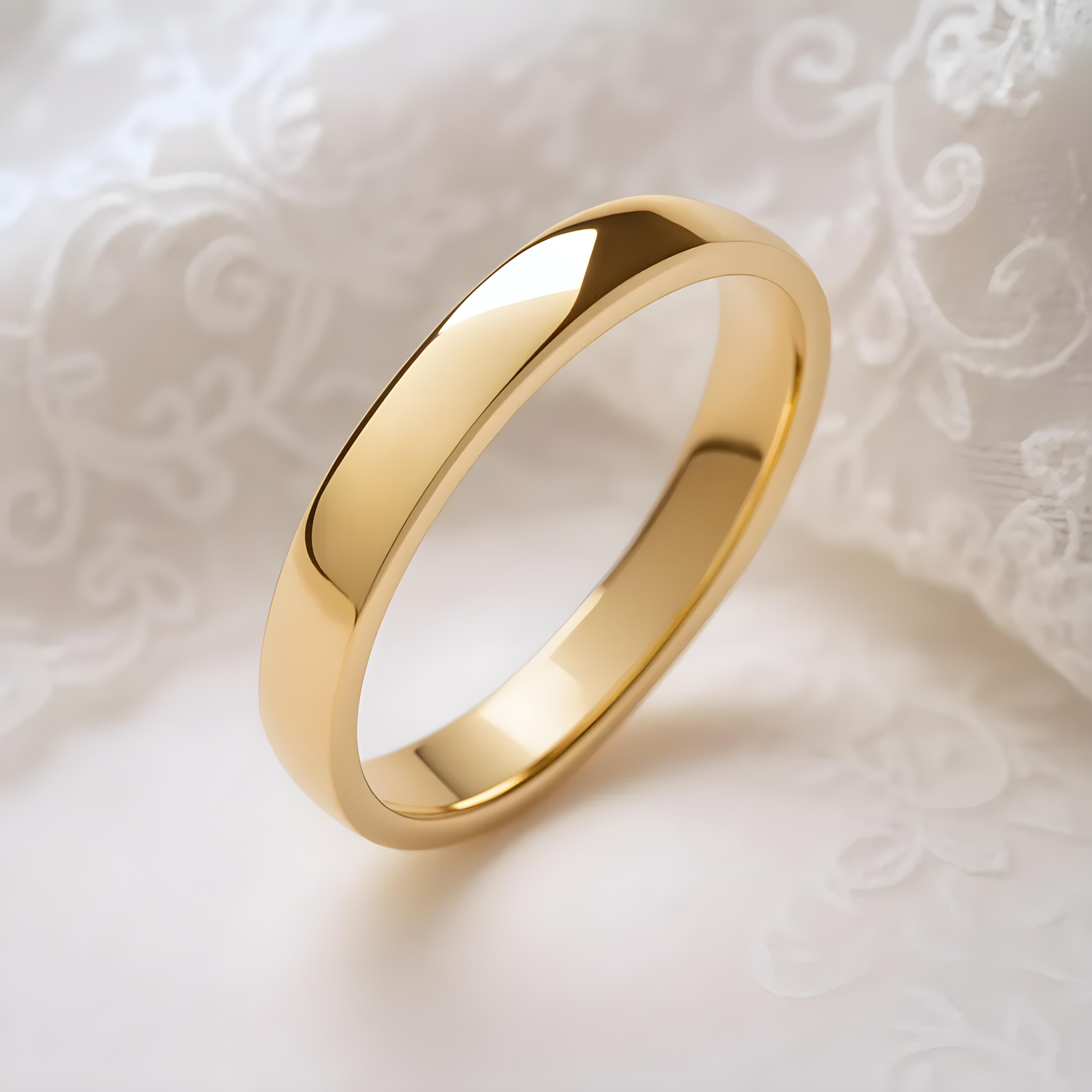 Soft Court wedding bands – The Custom Jewellers